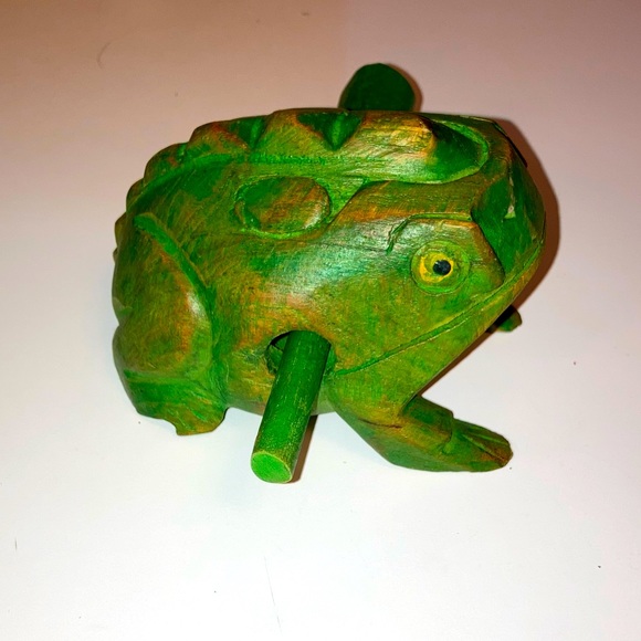 Other | Handmade Wooden Frog Percussion Drum | Poshmark